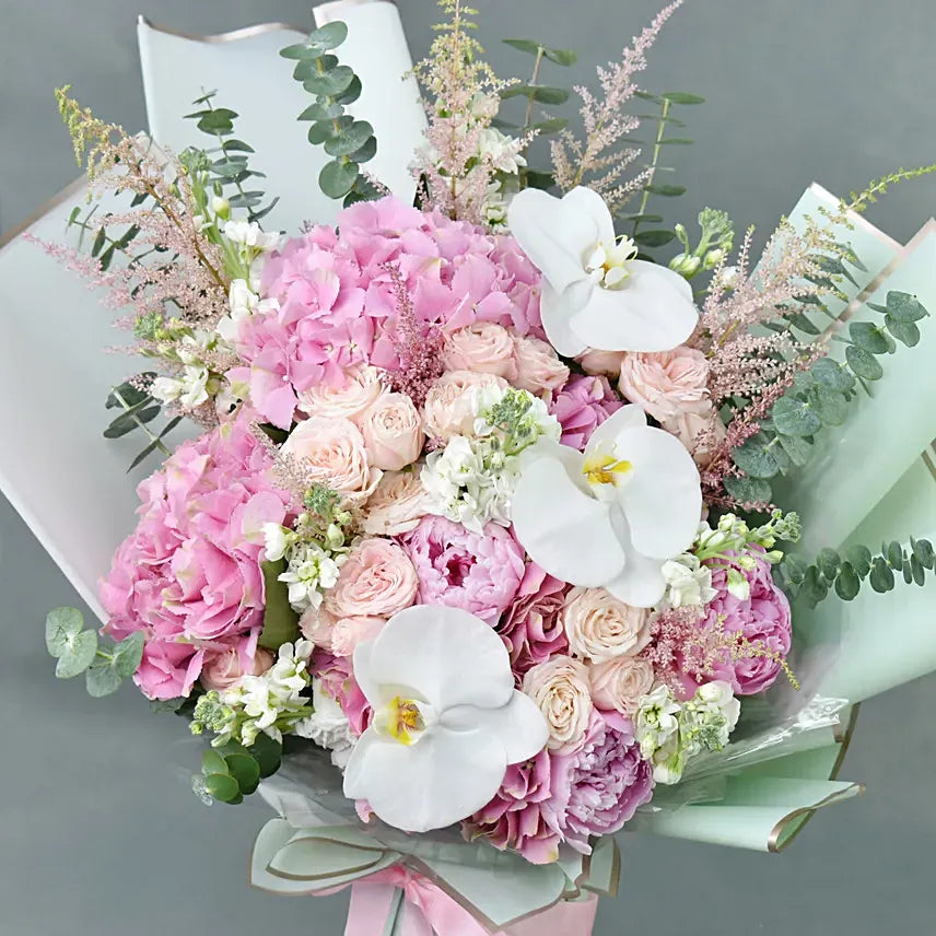 Buquê Variado e Exclusivo com Orquídeas – enrose ltda