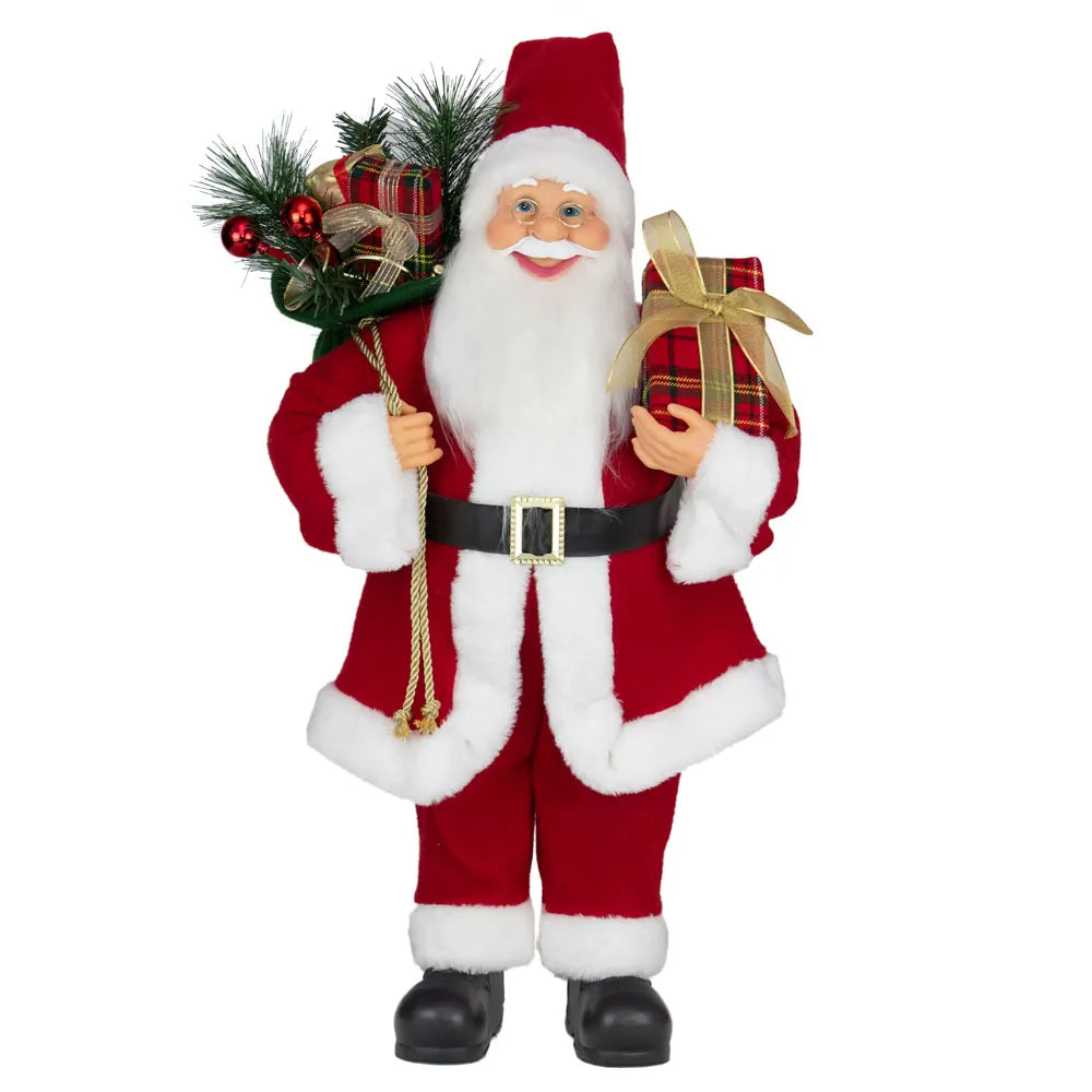 NOEL COM CX DE PRESENTE XADREZ 60cm – enrose ltda